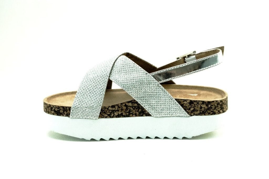 Sandalia Verazzi Cruzada Plata | ETN